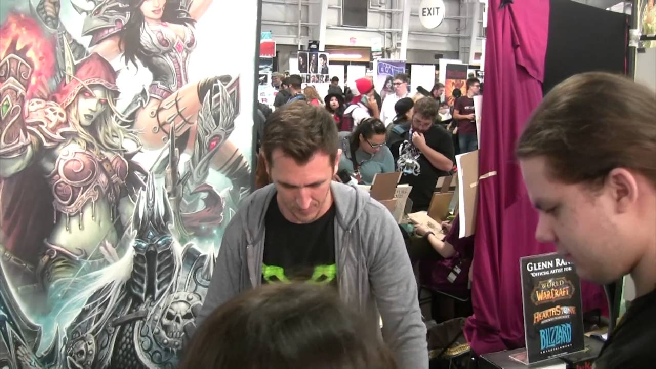 NYCC 2016 Glenn Rane Signing at Artists Alley - YouTube