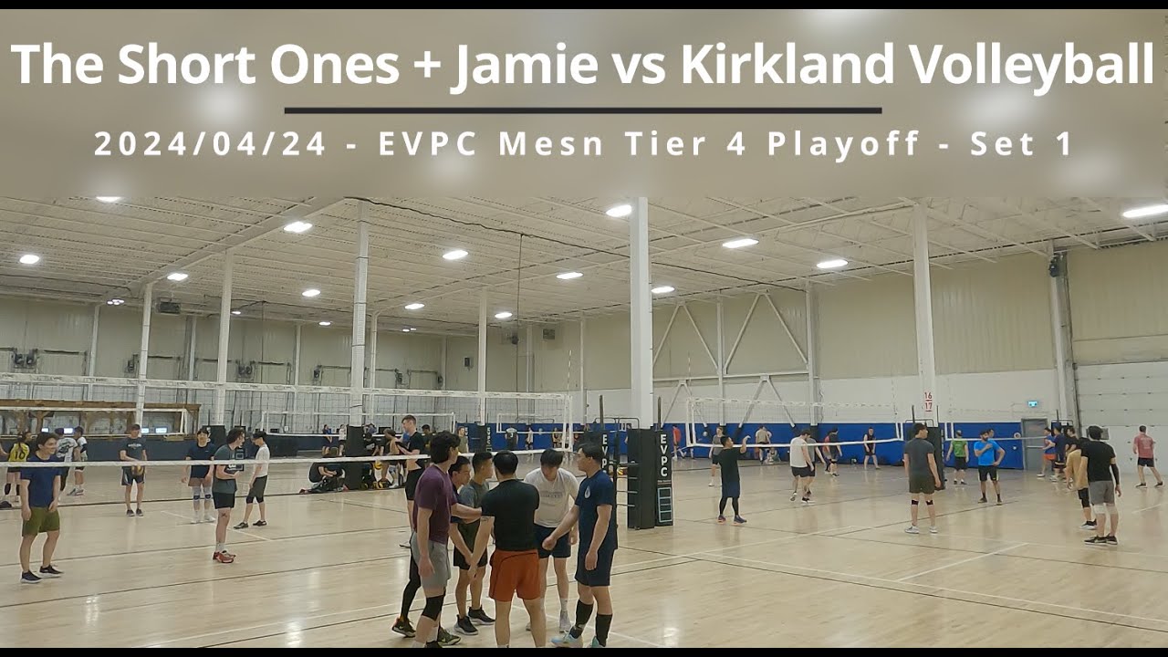 2024 04 24 EVPC Mens Tier 4 Playoff The Short Ones + Jamie vs Kirkland ...