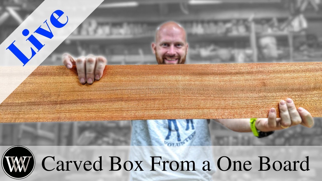 Making a Box From a Single Mahogany Board - YouTube