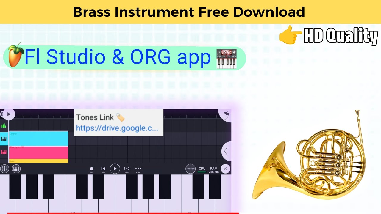 Brass Tone Download || Fl Studio + ORG app || Professional Indian Tones ...