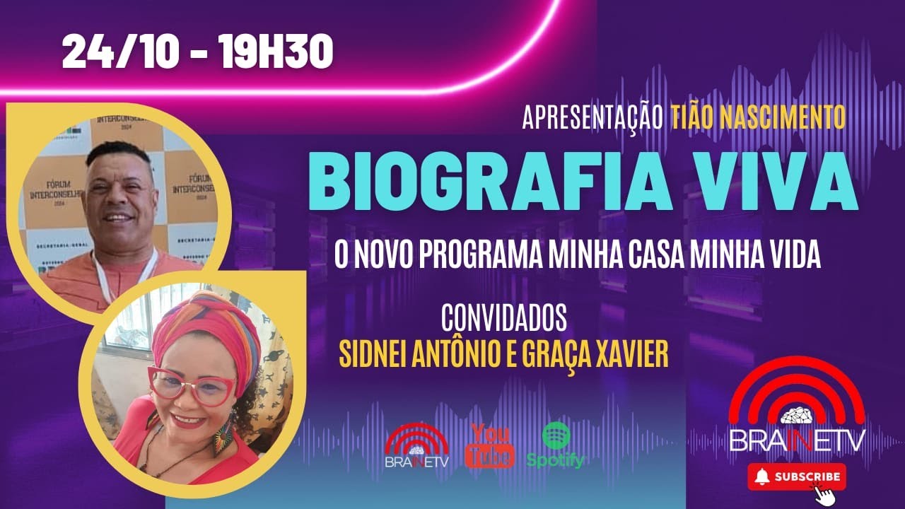 Biografia Viva - Ep. 5 - Sidnei Antonio e Graça Xavier - YouTube