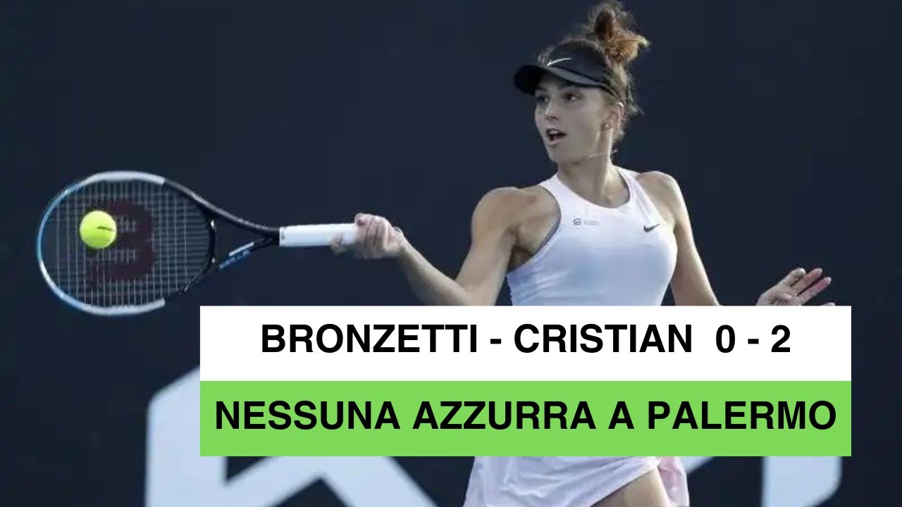 WTA 250 di Palermo! Lucia Bronzetti cede in due set alla romena Jaqueline Cristian negli ottavi ...
