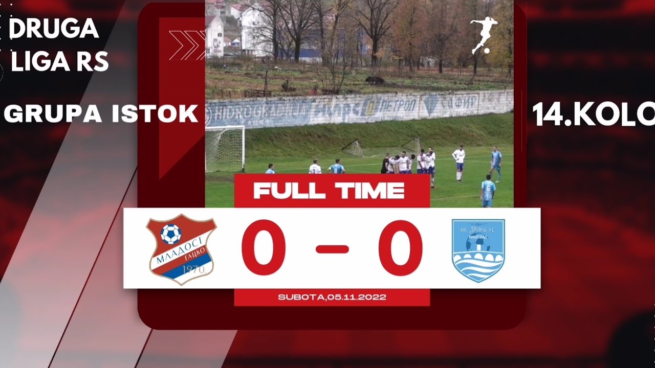 FK Mladost Gacko - FK Drina Višegrad ( 0-0 ) 14.kolo - YouTube
