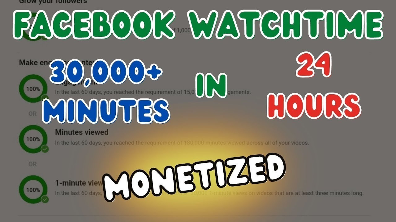 Facebook Watch time Complete Software |2022 @HammadKiyaniFb #watchtime #trending - YouTube