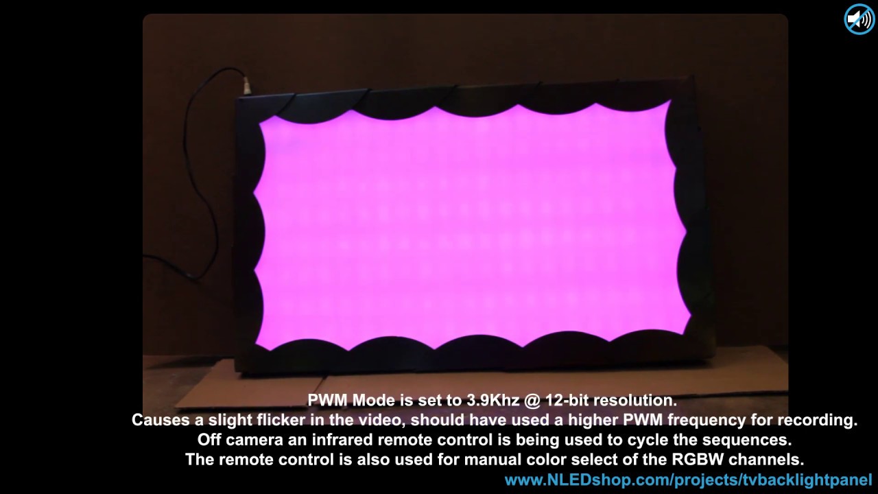 TV Backlight RGB LED Panel Conversion - YouTube