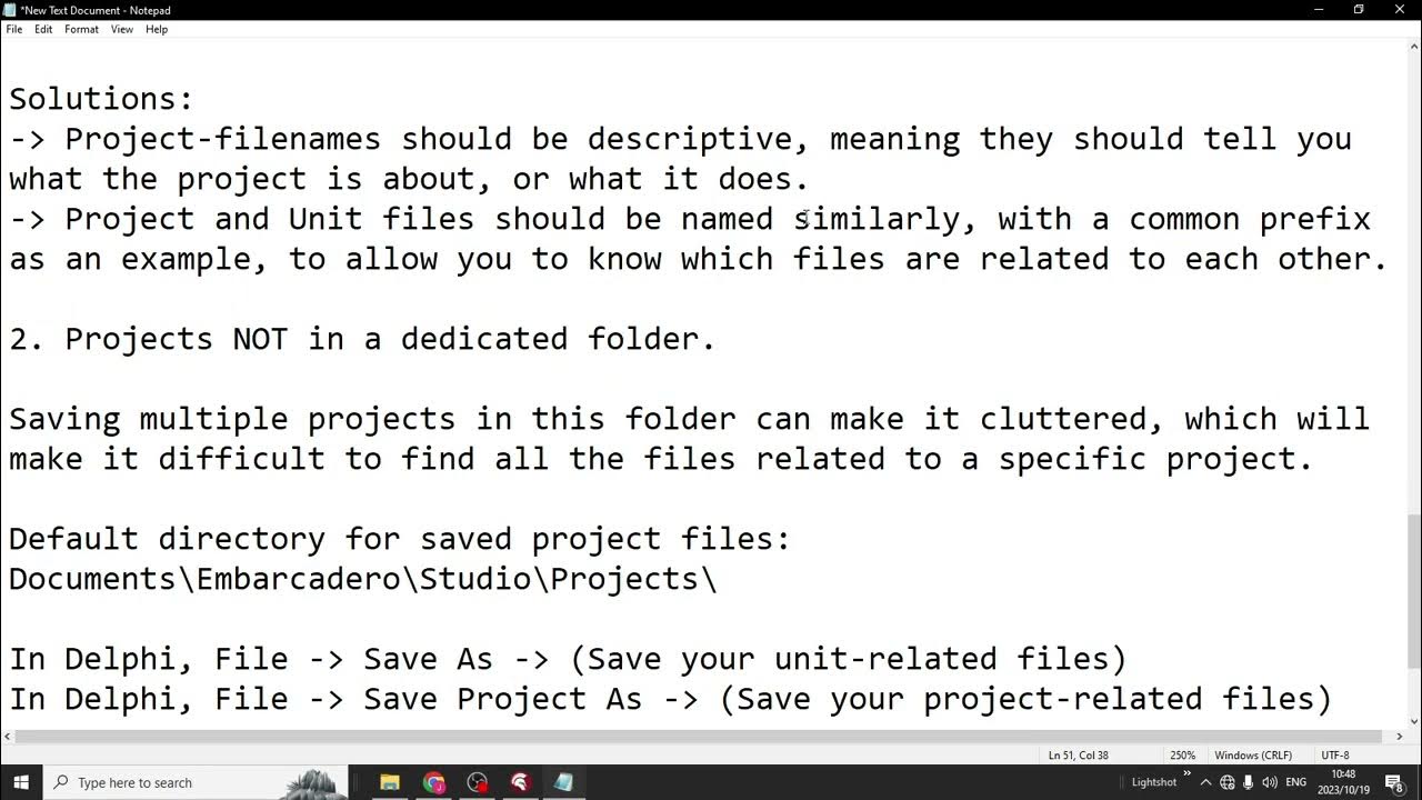 Managing your Delphi project files - YouTube