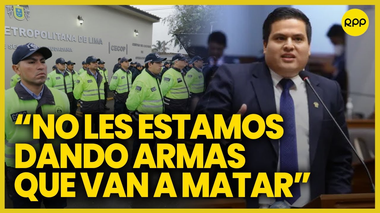 Aprueban Uso De Armas No Letales Para Serenos Por Insistencia Del Poder