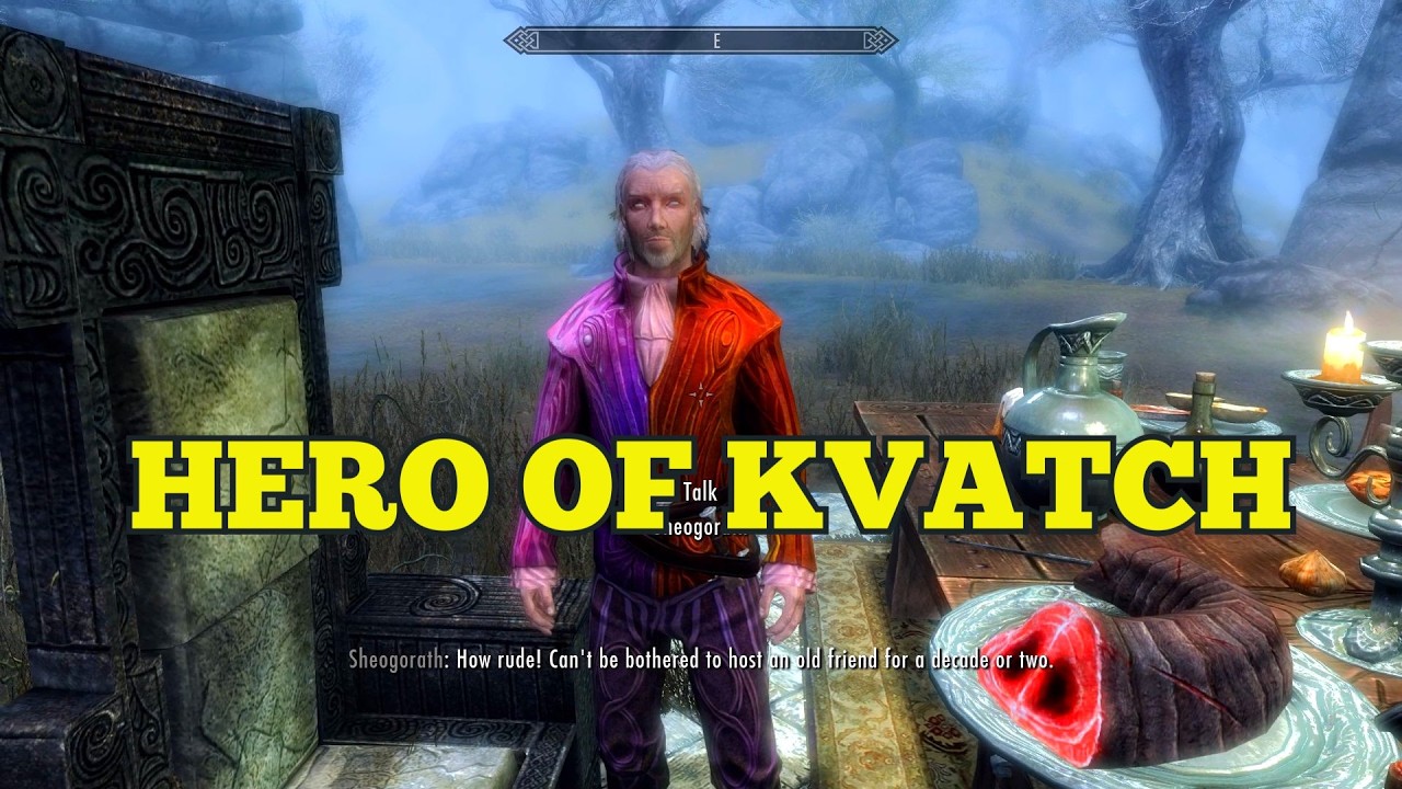 Now it all makes sense... This is the Hero of Kvatch in Skyrim - YouTube