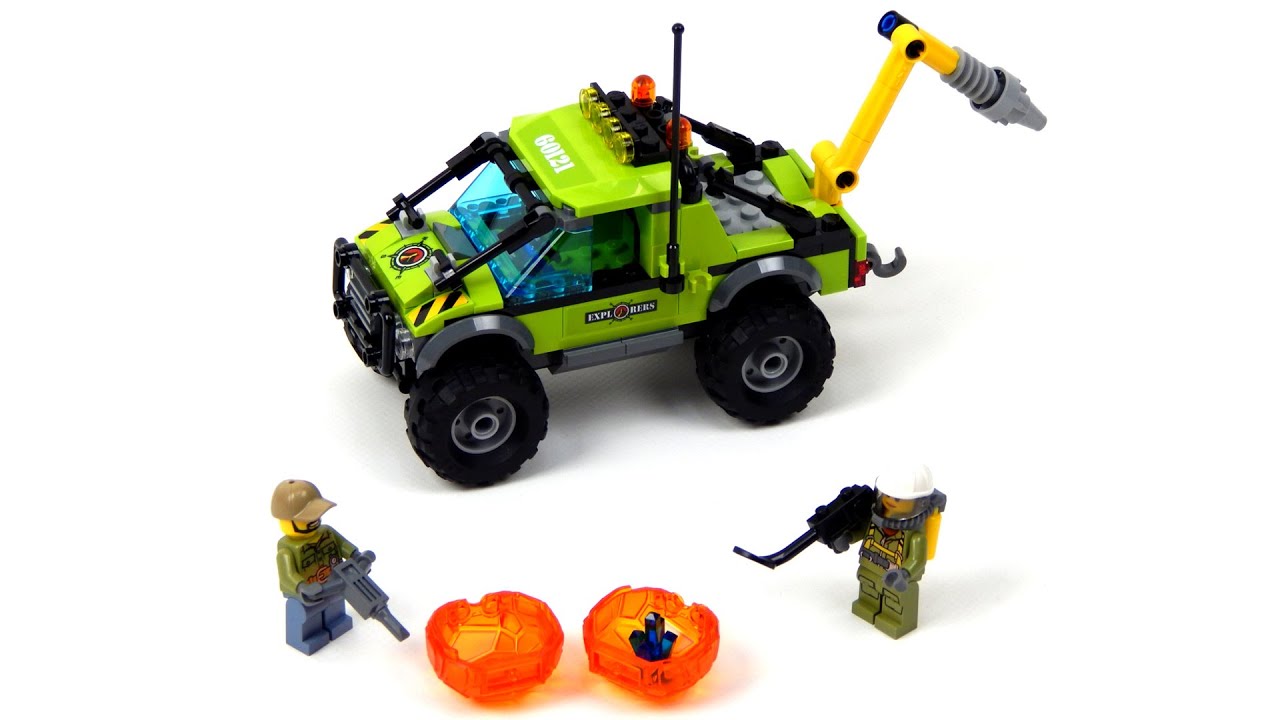 Lego City 60121 Volcano Exploration Truck Lego Speed Build - YouTube