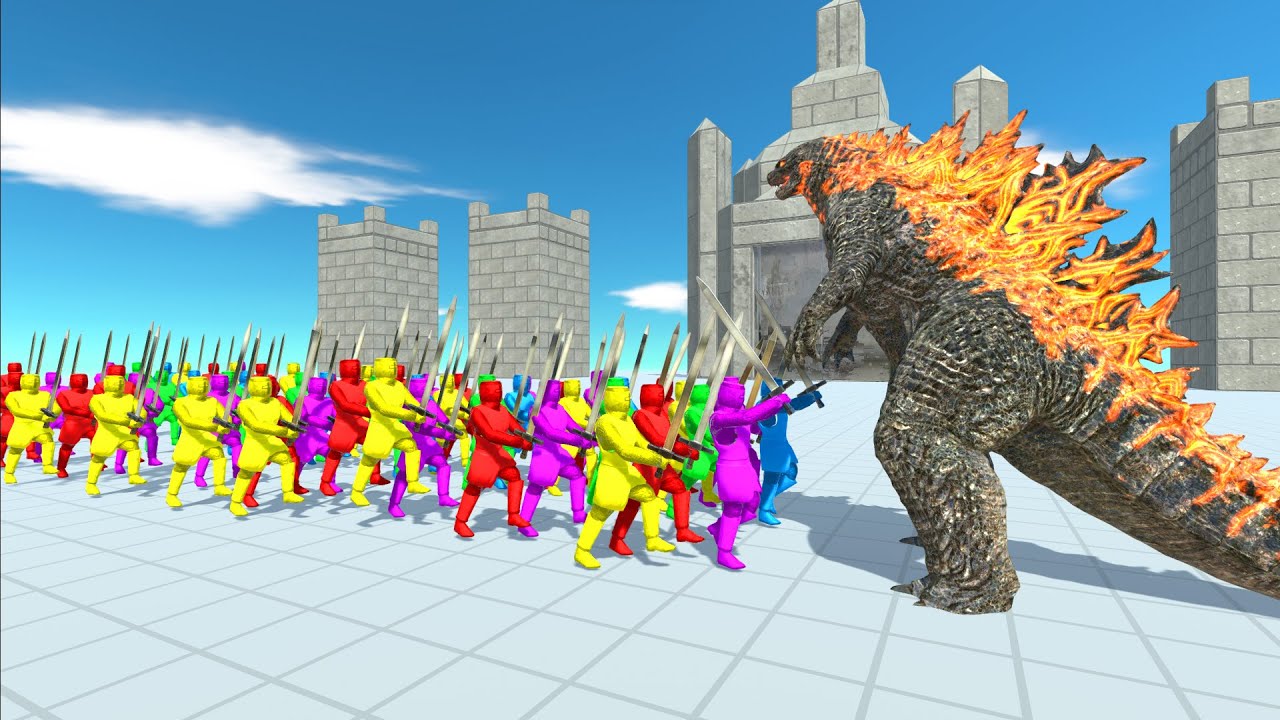 How many AI ARBS win over Godzilla ? - Animal Revolt Battle Simulator ...