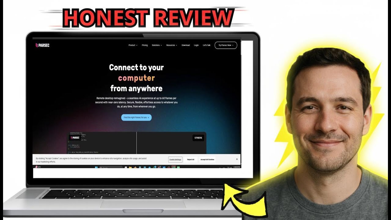 Parsec Review 2025: Low Latency Remote Desktop for Gamers and Creators - YouTube