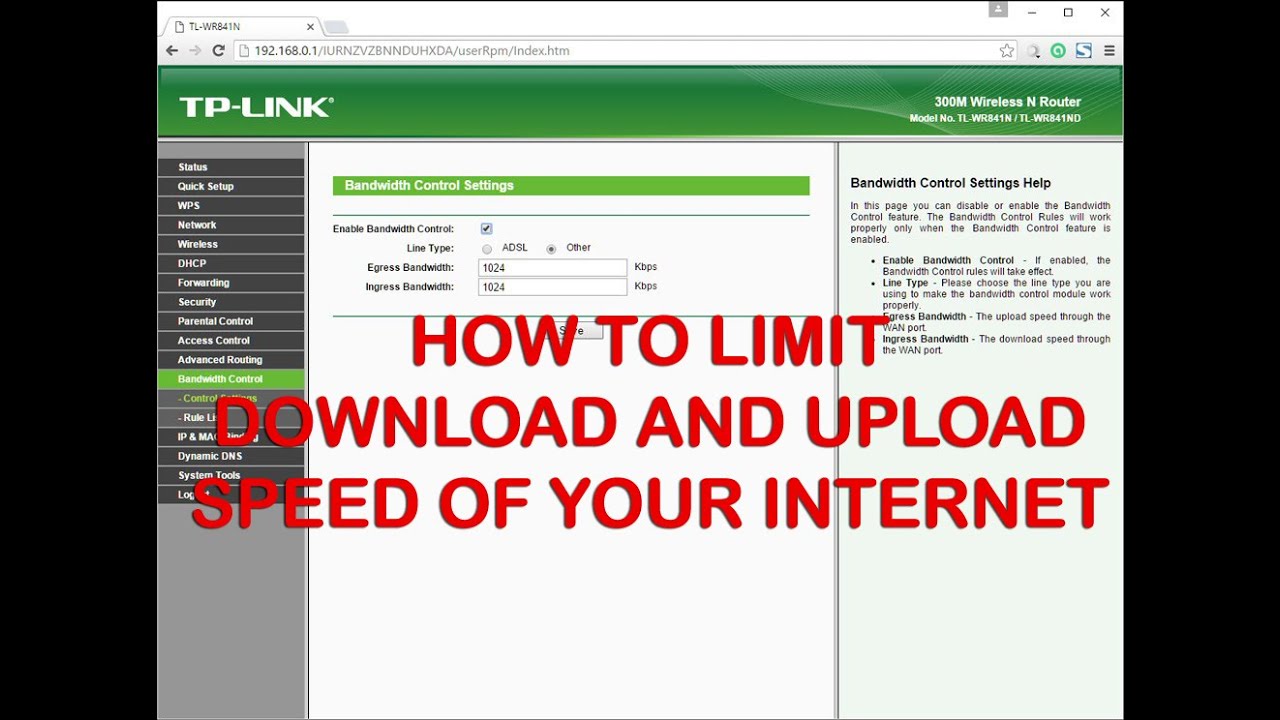 Limit Your Internet or WiFi Speed - YouTube