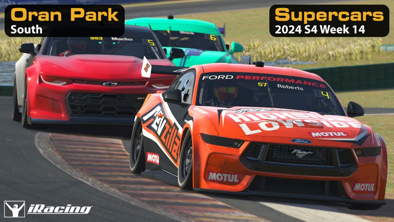 Supercars Gen 3 at Oran Park | iRacing - YouTube