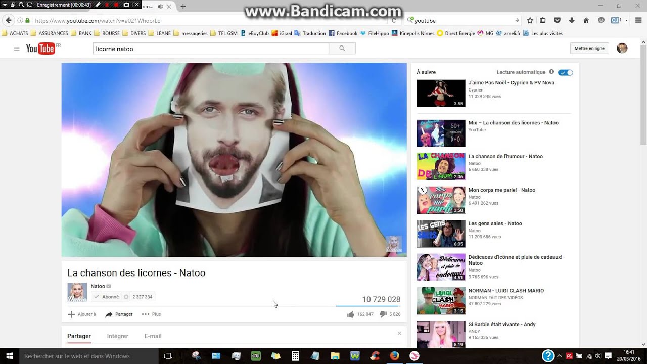 La chanson des licornes natoo :3 - YouTube
