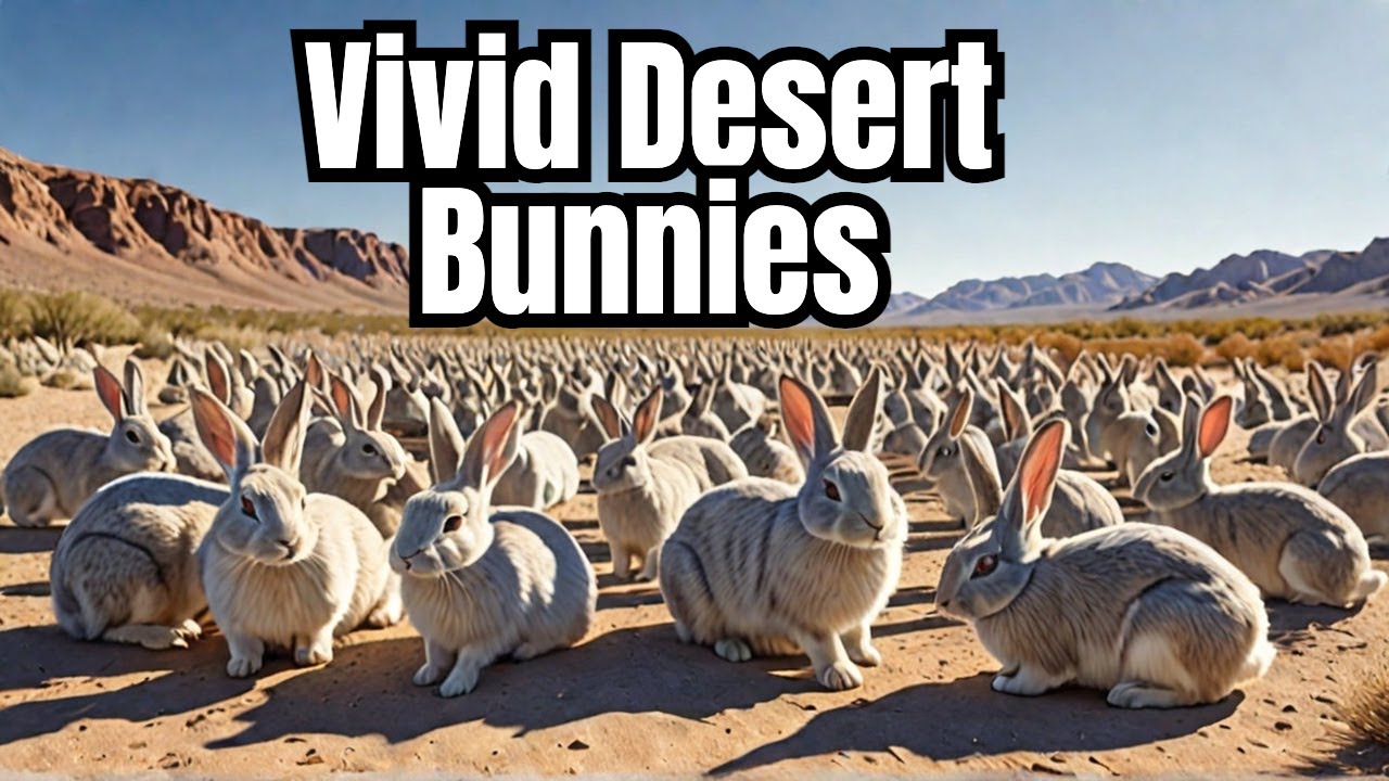 5 million rabbits were put into the Kubuqi Desert - YouTube