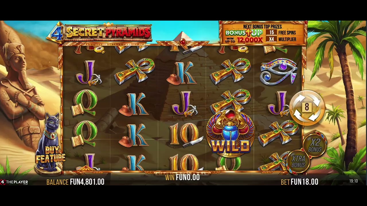 🏜️ 4 Secret Pyramids Slot 🏜️ - Unveil Ancient Treasures and Big Wins! 🎰 ...