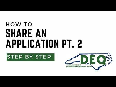 How to Share an Application Part 2 - YouTube
