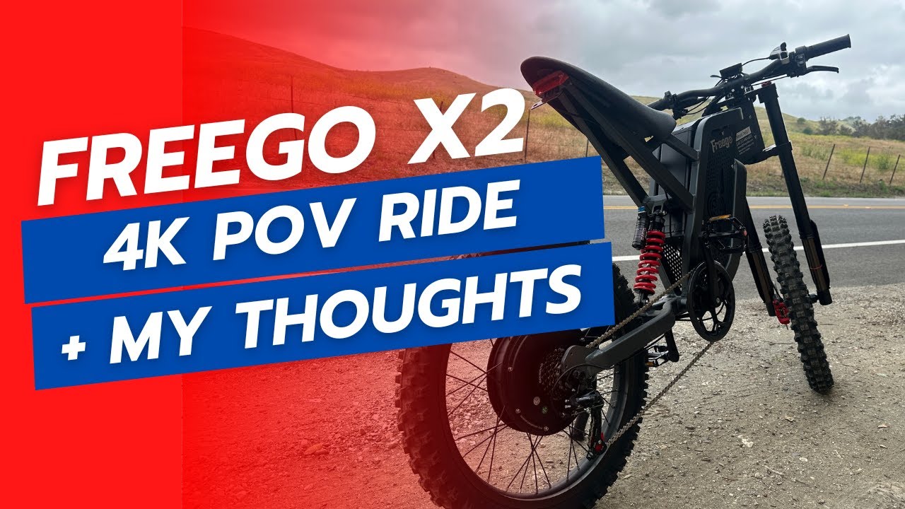 Freego X2 Electric Bike Review: Hill Climb 🚀 + POV Ride / EKX X21 MAX ...