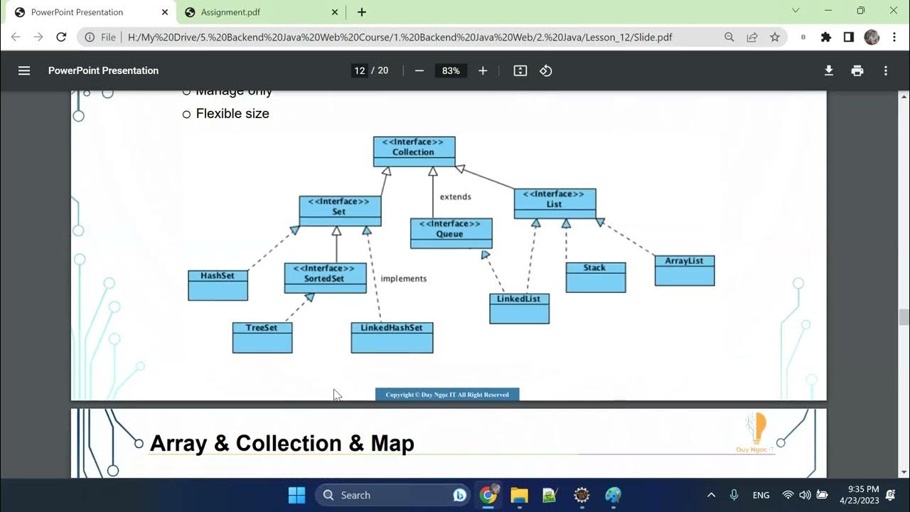 12.5 Array & Collection & Map Summary - YouTube