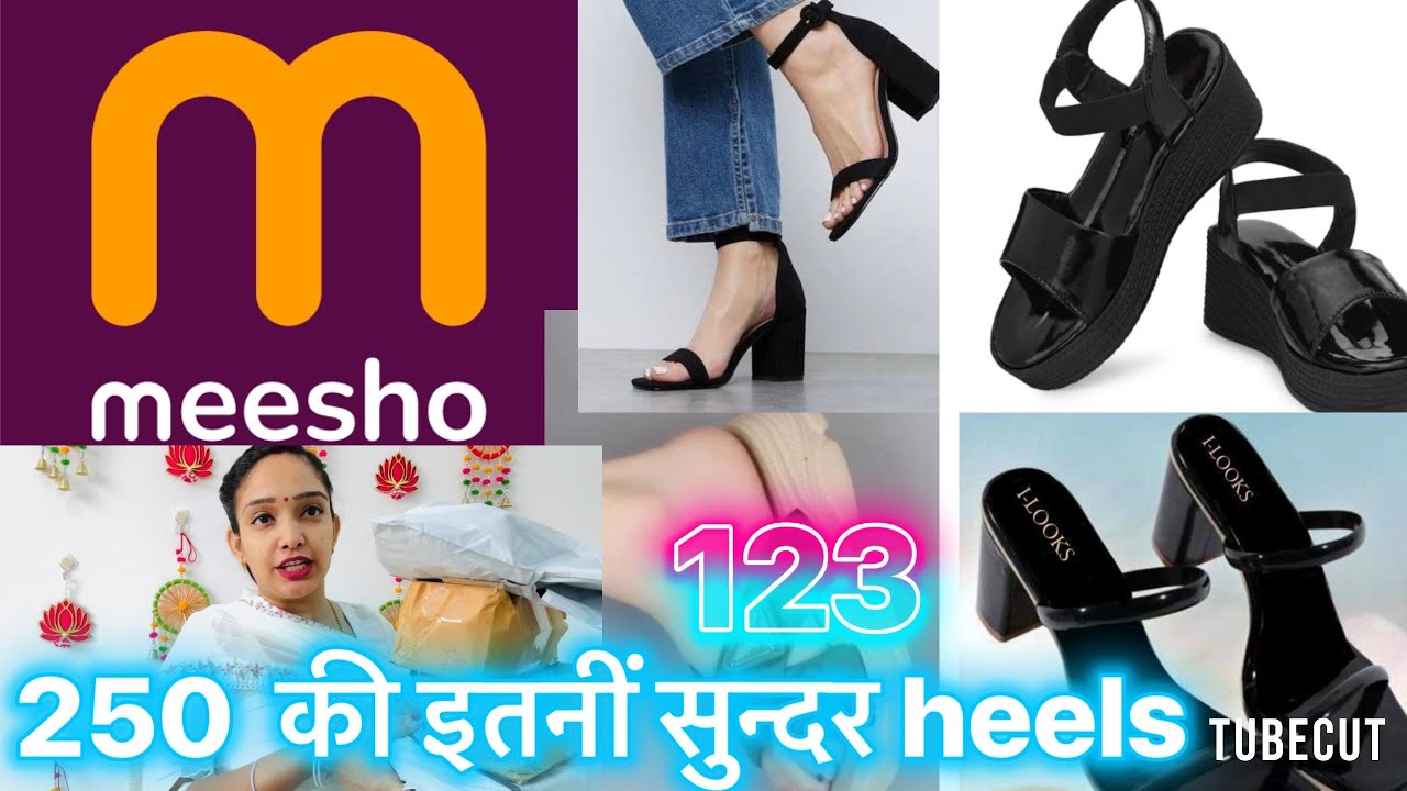 Meesho heels review || Meesho heels haul || Heels under 250 rupees ...