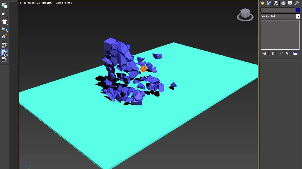 Breaking Objects With MassFx in 3ds Max - YouTube