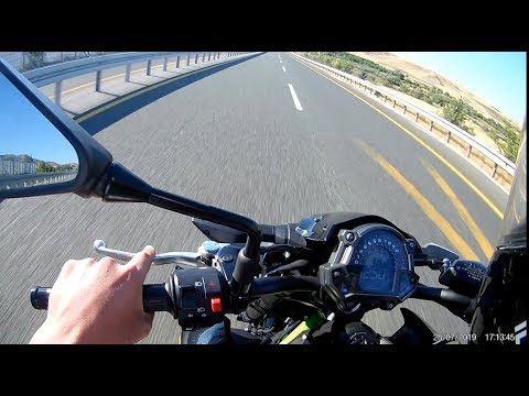 Kawasaki Z900 Top Speed / +250 Km/h - YouTube