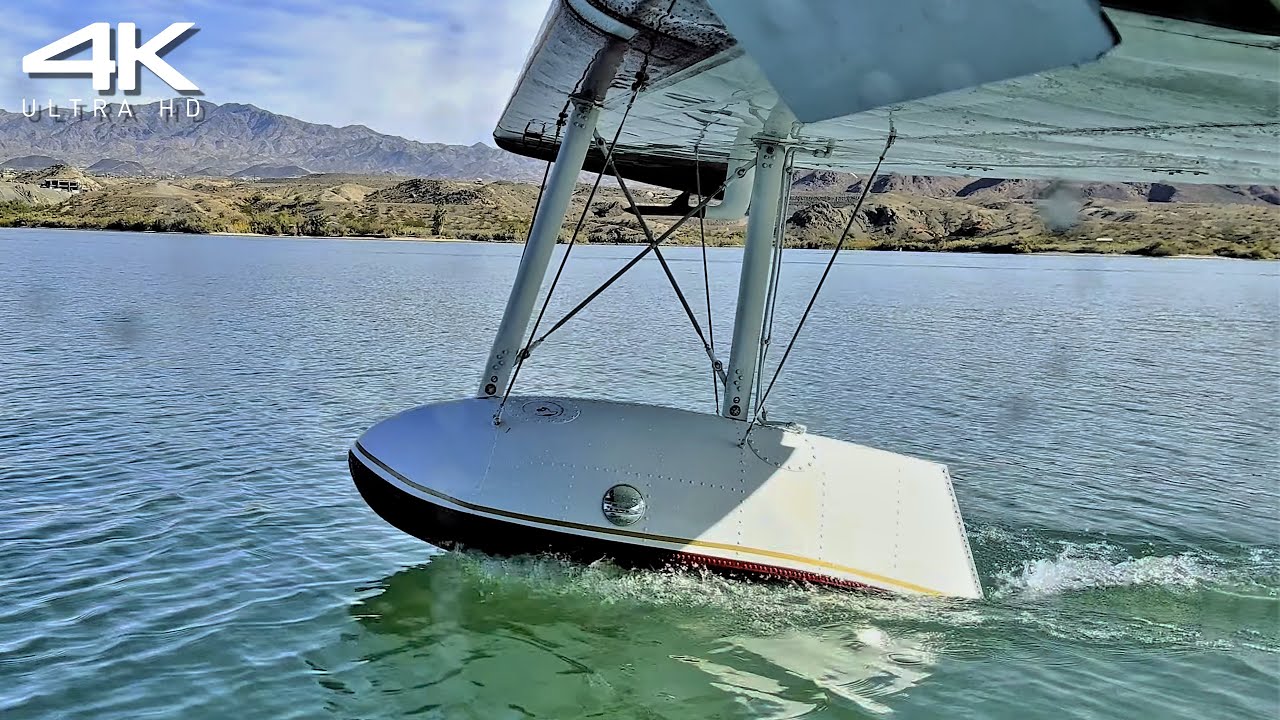Water Landing and Takeoff | Grumman G44 Widgeon - YouTube