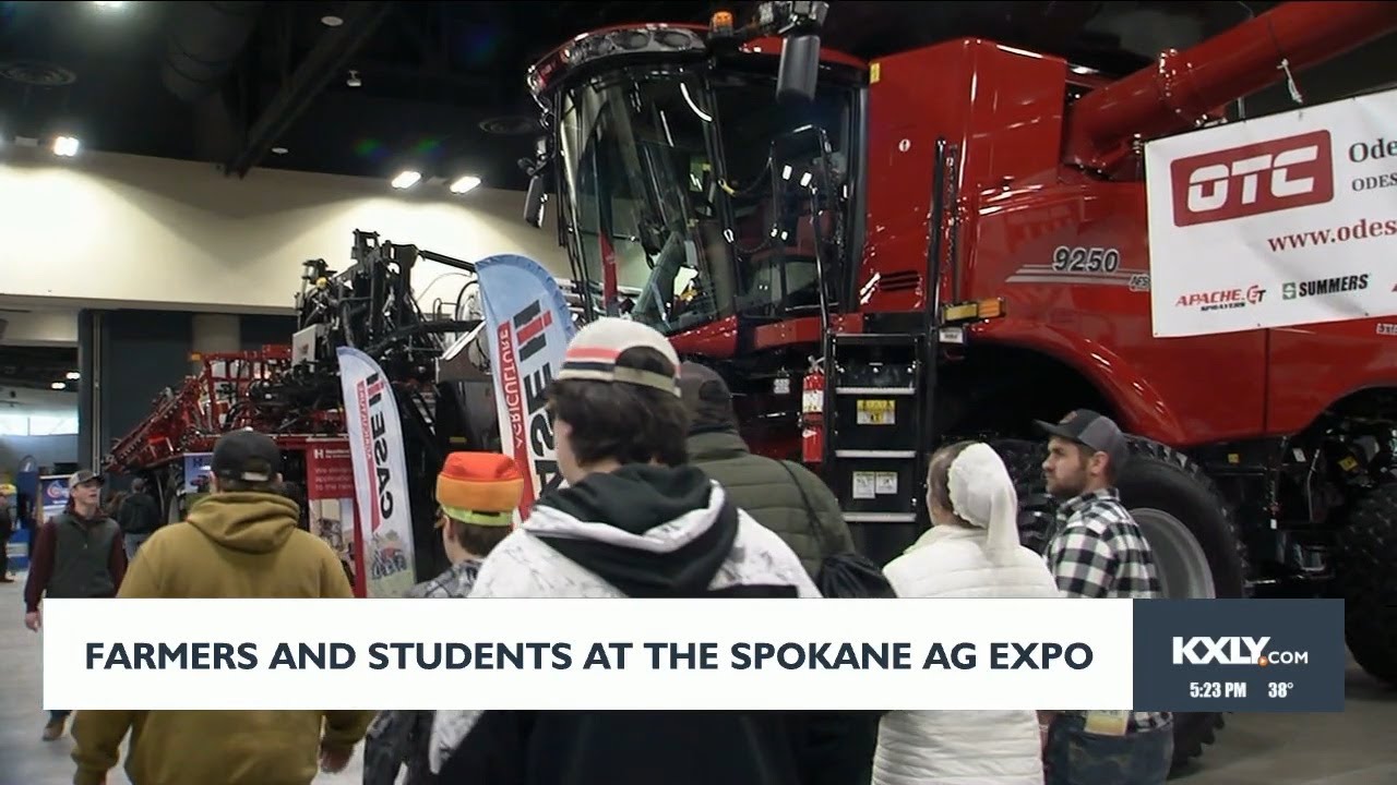 Farmers and students at the Spokane AG Expo - YouTube