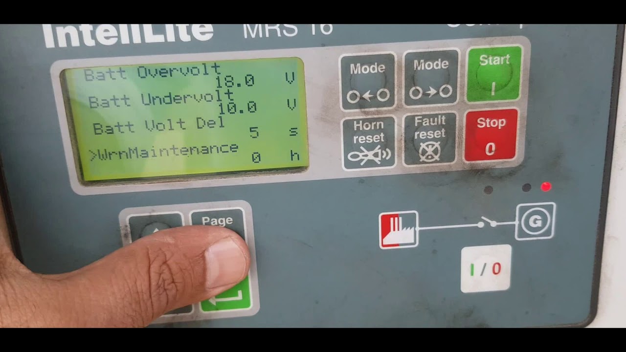 كوماب برمجة الشاشات الكوماب يدويا comAp manual programing of comAp ...