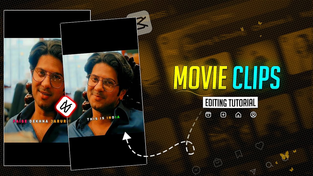Movie Scene Lyric Video Editing | Instagram Trending Reels Video ...