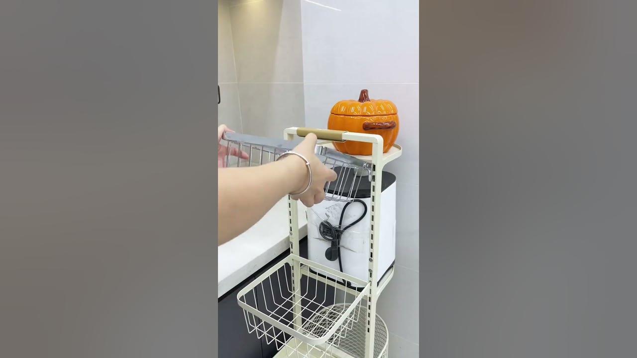 Multifunctional storage rack - YouTube