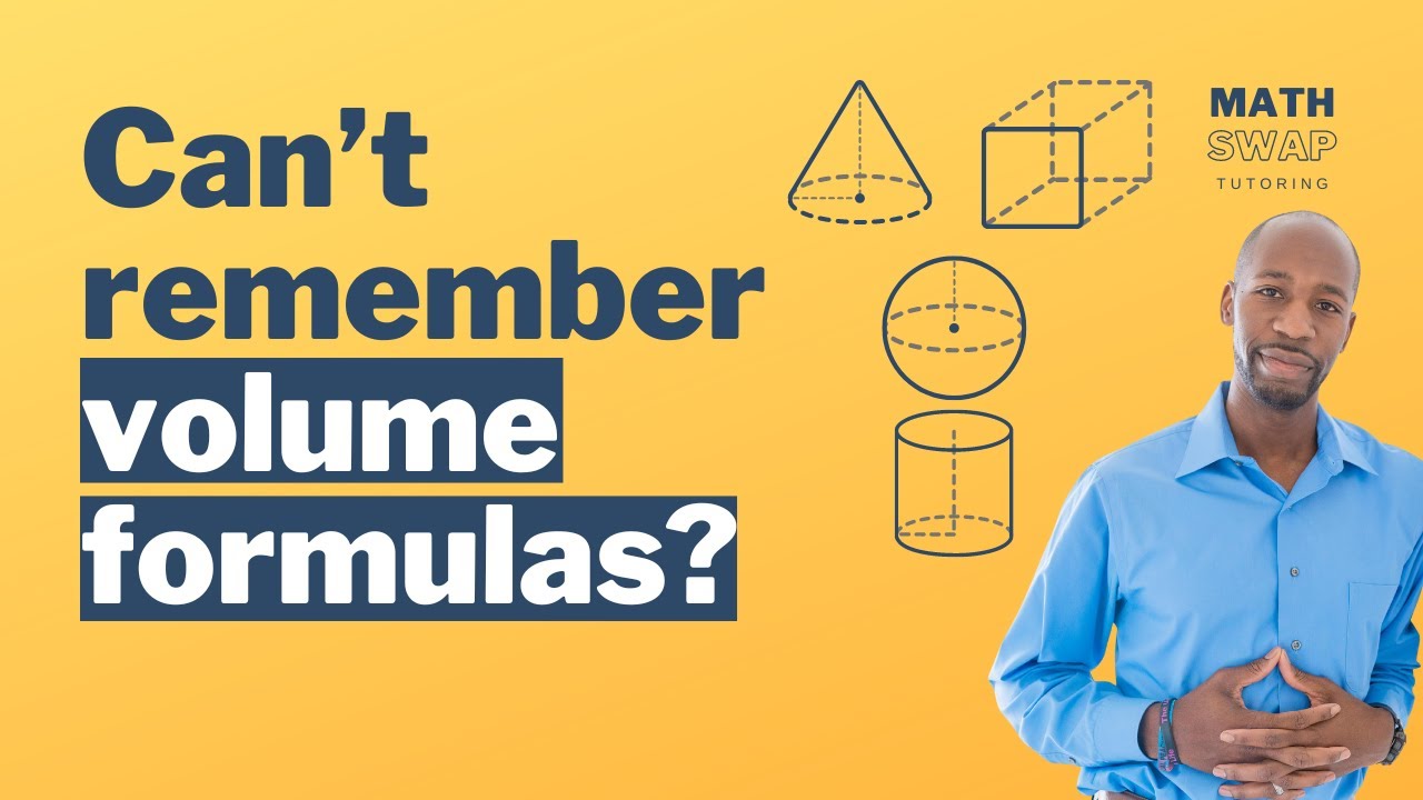 Don't memorize volume formulas. Do this. | SAT Math Practice | Geometry ...
