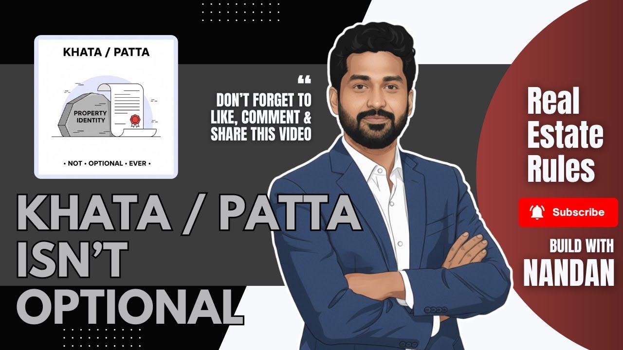 Khata / Patta isn’t optional | Real Estate Rules #22 - YouTube