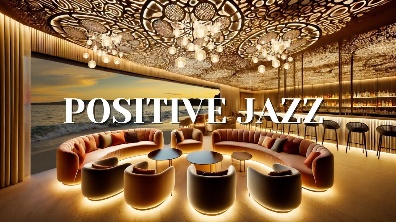 Relaxing Jazz Music & Ocean Waves 🌊 Smooth Jazz Instrumental for Focus ...