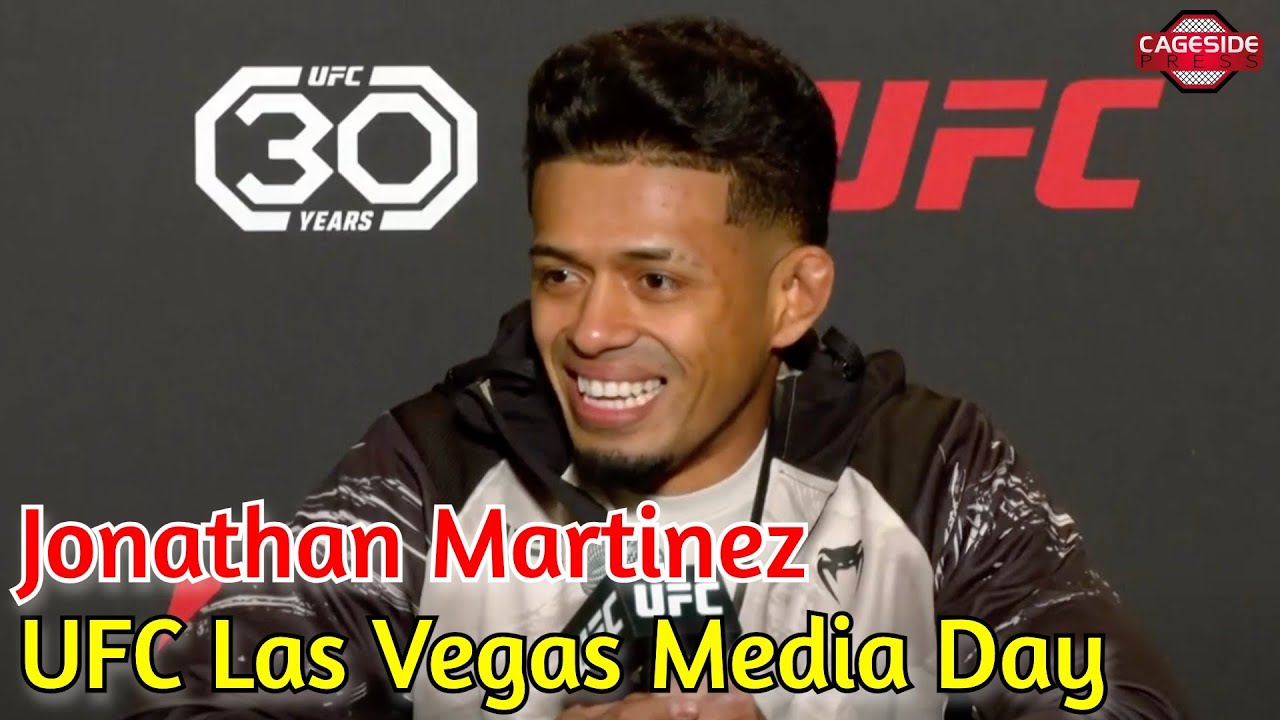 Jonathan Martinez Media Day | UFC Las Vegas - YouTube