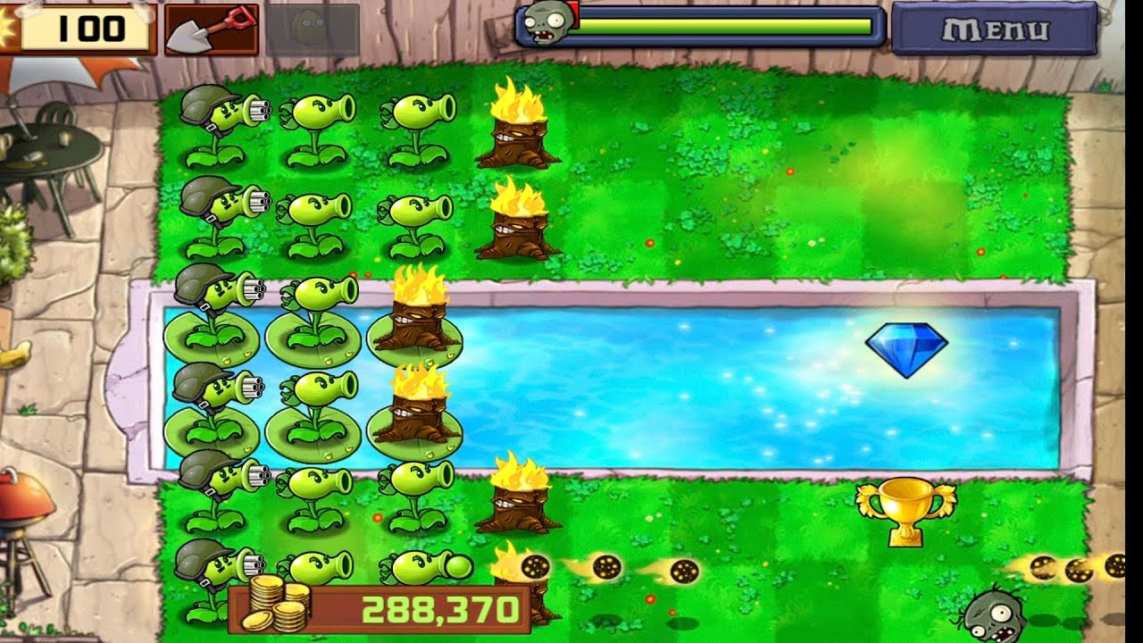 Plants VS Zombies - Mini Games: Last Stand (Complete Gameplay And ...