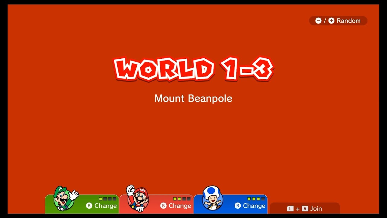 Super Mario 3D World 1-3 Mount Beanpole - YouTube