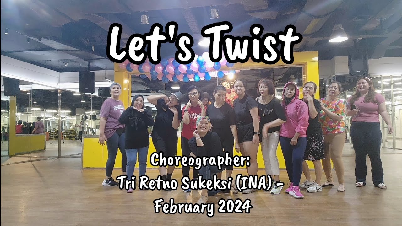 Let's Twist Line Dance - YouTube