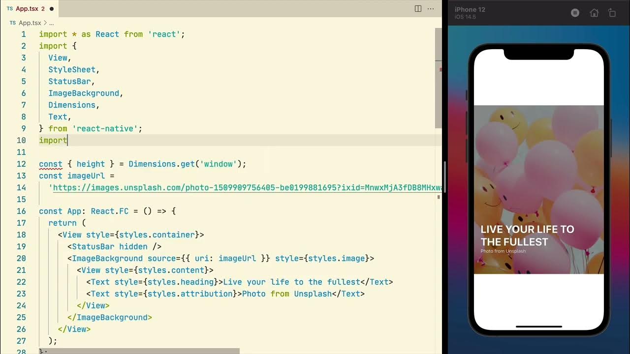 02 egghead using react native linear gradient for making white text visible on light images ...