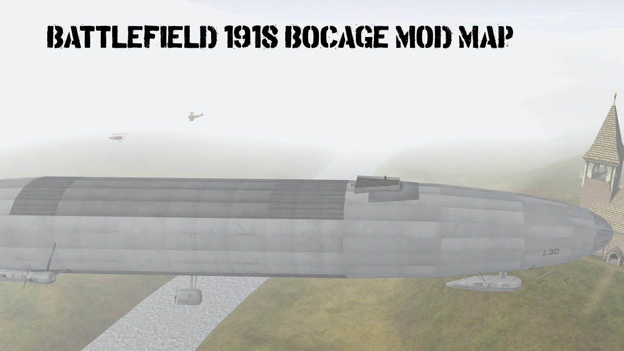 Battlefield 1942 Battlefield 1918 mod map bocage - YouTube
