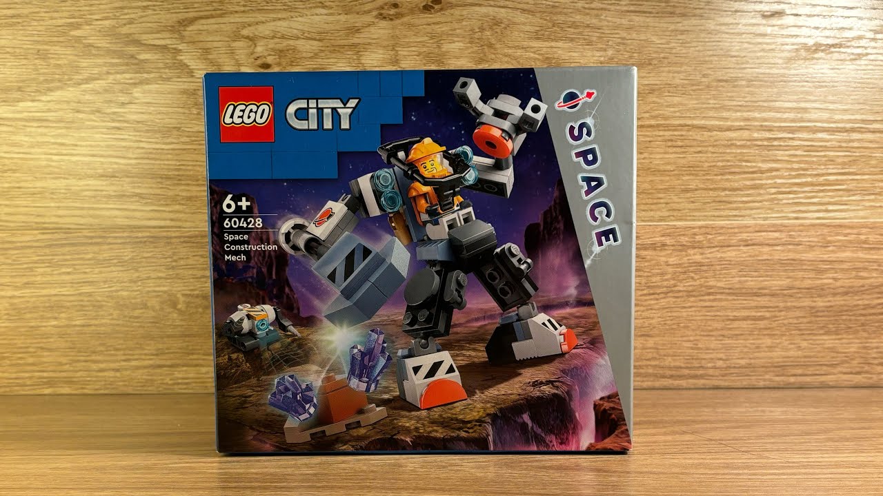 Lego Set Review: 60428 Space Construction Mech - YouTube