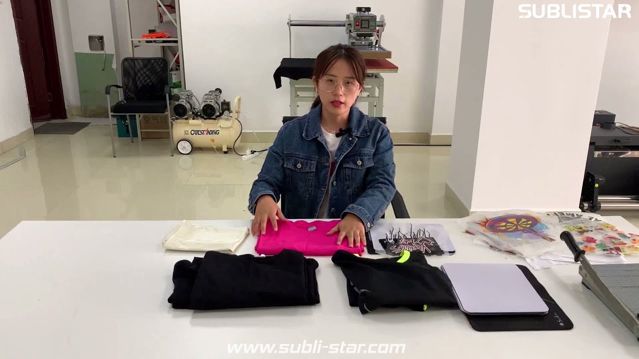 Different fabric materials DTF print test - YouTube