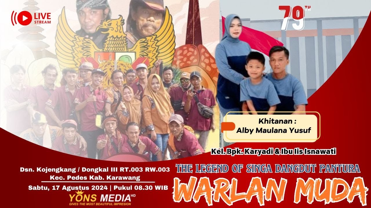 🔴 LIVE WARLAN MUDA II DSN. KOJENGKANG / DONGKAL III RT.003 RW.003 KEC ...