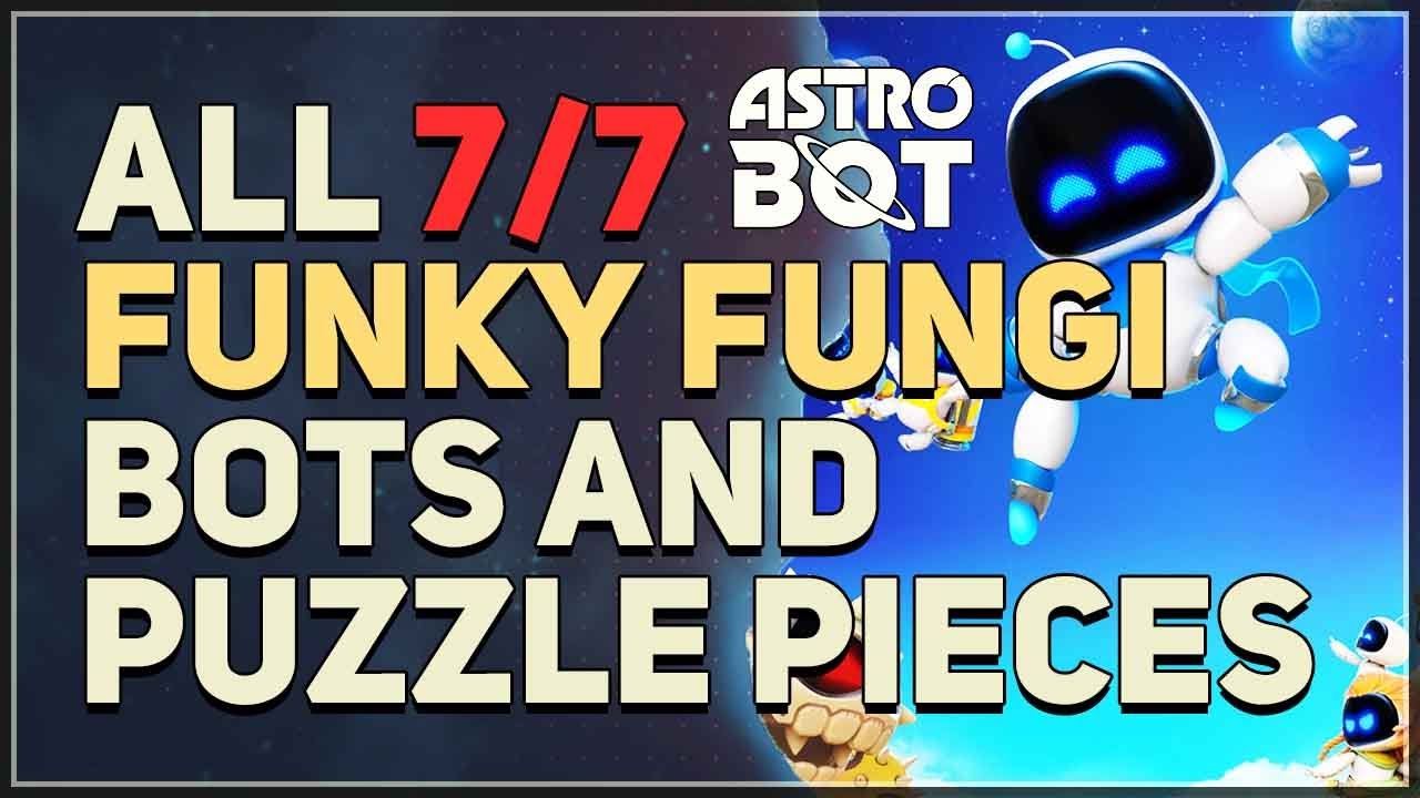 Funky Fungi 100% All Bots and Puzzle Pieces Collectibles Astro Bot - YouTube