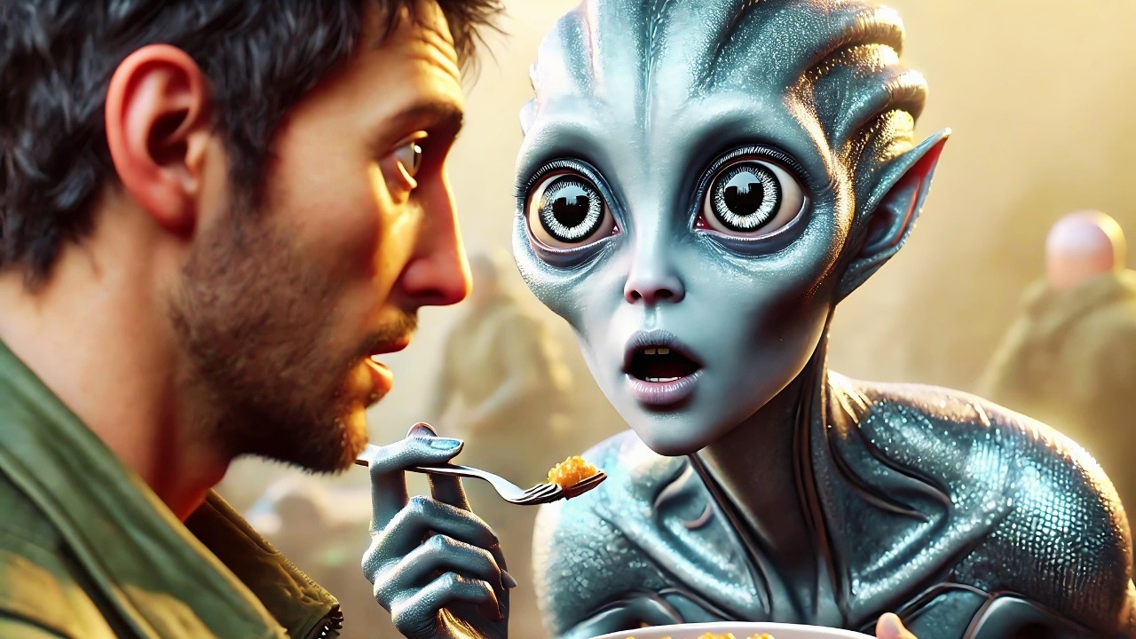 You Eat Like That?" Alien Girl Shocked by Human Survival Techniques ...