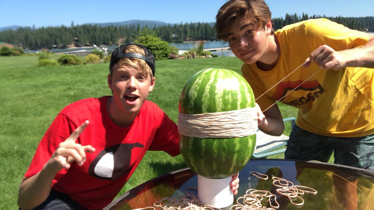 EXPLODING Watermelon Challenge! - YouTube