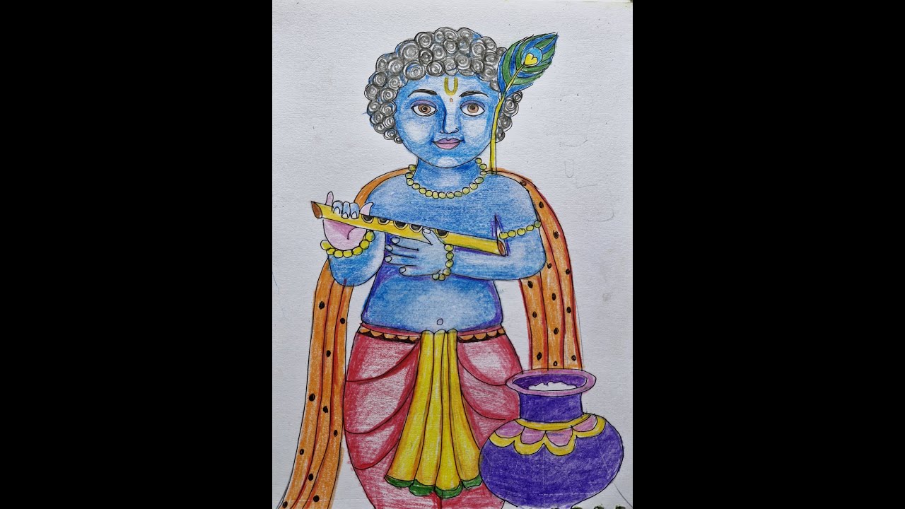 Video 15 :For kids - Learn the easy way to colour Bal Krishna # आसान ...