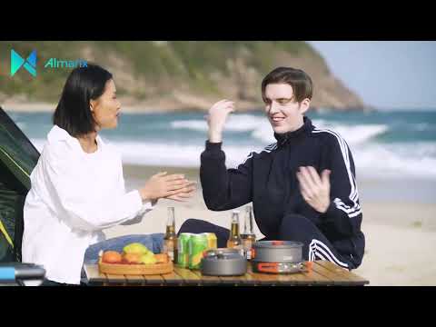 OS01 270 Degree Sound,App Control,Qi Charger,IPX4 Water Resistant Outdoor Speaker