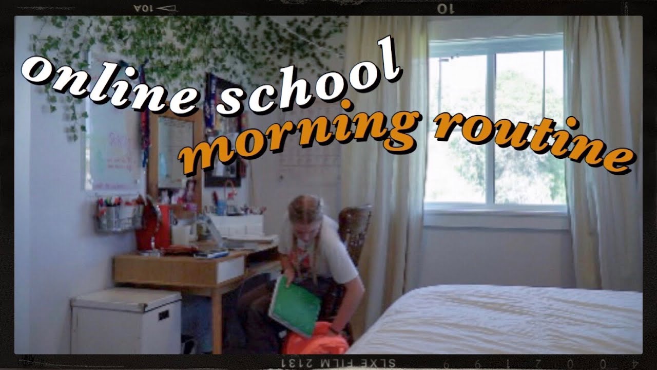 my online school morning routine *quarantine edition* - YouTube