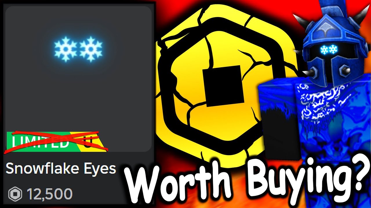 Well that's disappointing lol... (ROBLOX Snowflake Eyes - Classic Face ...
